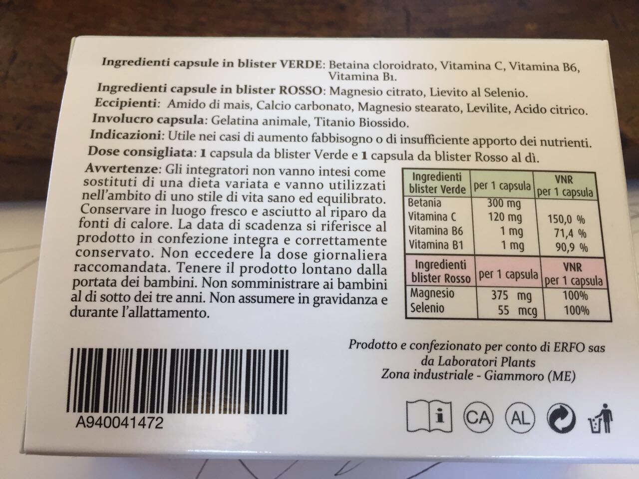 SELEGIN MP NUOVO INTEGRATORE DI SELENIO, MAGNESIO E VITAMINA B IN AIUTO ...
